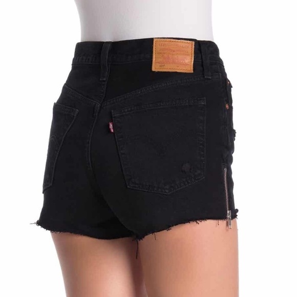 Levi's | Shorts | Levis 5s Zip Your Lip High Waisted Denim Short | Poshmark